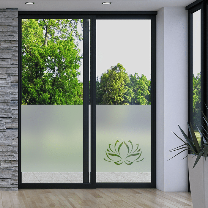 Horizontale raamfolie - Lotus | UNIQUEWINKEL